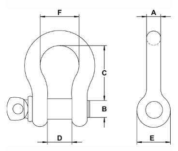 RIGGING HARDWARE – DROP FORGED SHACKLES – S&J Hans Corp.